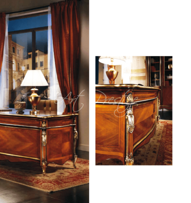 Art.0237 Louis XXI bookcase two doors - Art Prestige – Luxury Furniture