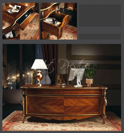 Art.0237 Louis XXI bookcase two doors - Art Prestige – Luxury Furniture