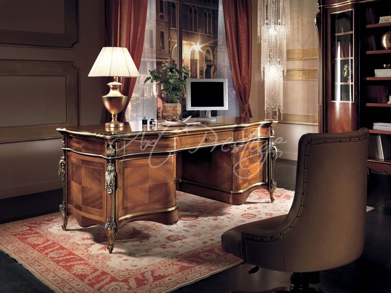 Art.0237 Louis XXI bookcase two doors - Art Prestige – Luxury Furniture